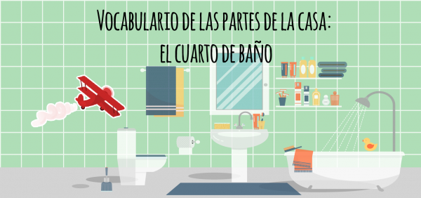 Vocabulario de las partes de la casa: el cuarto de baño ...